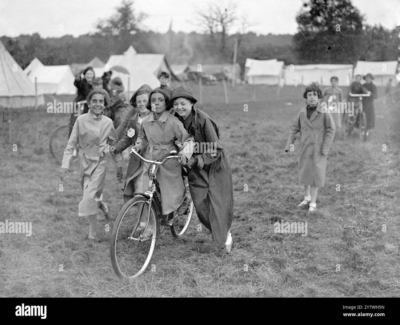 Girl Guides and Boy Scouts who helped prepare the camp for the 4, 000 ...