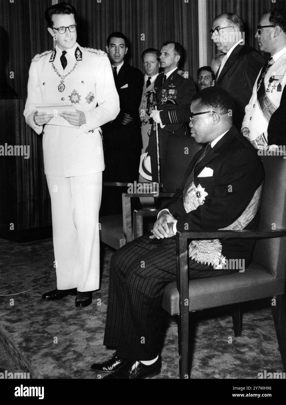 June 1960 congo Black and White Stock Photos & Images - Alamy