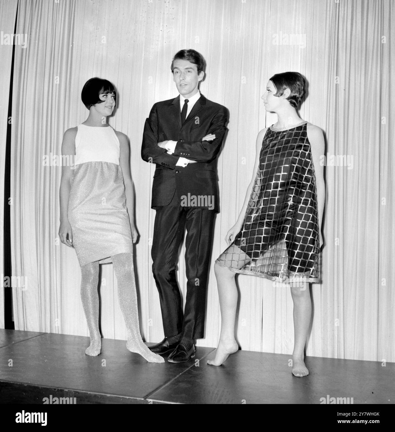 London : John Bates of Jean Varon one of three young male designers who ...