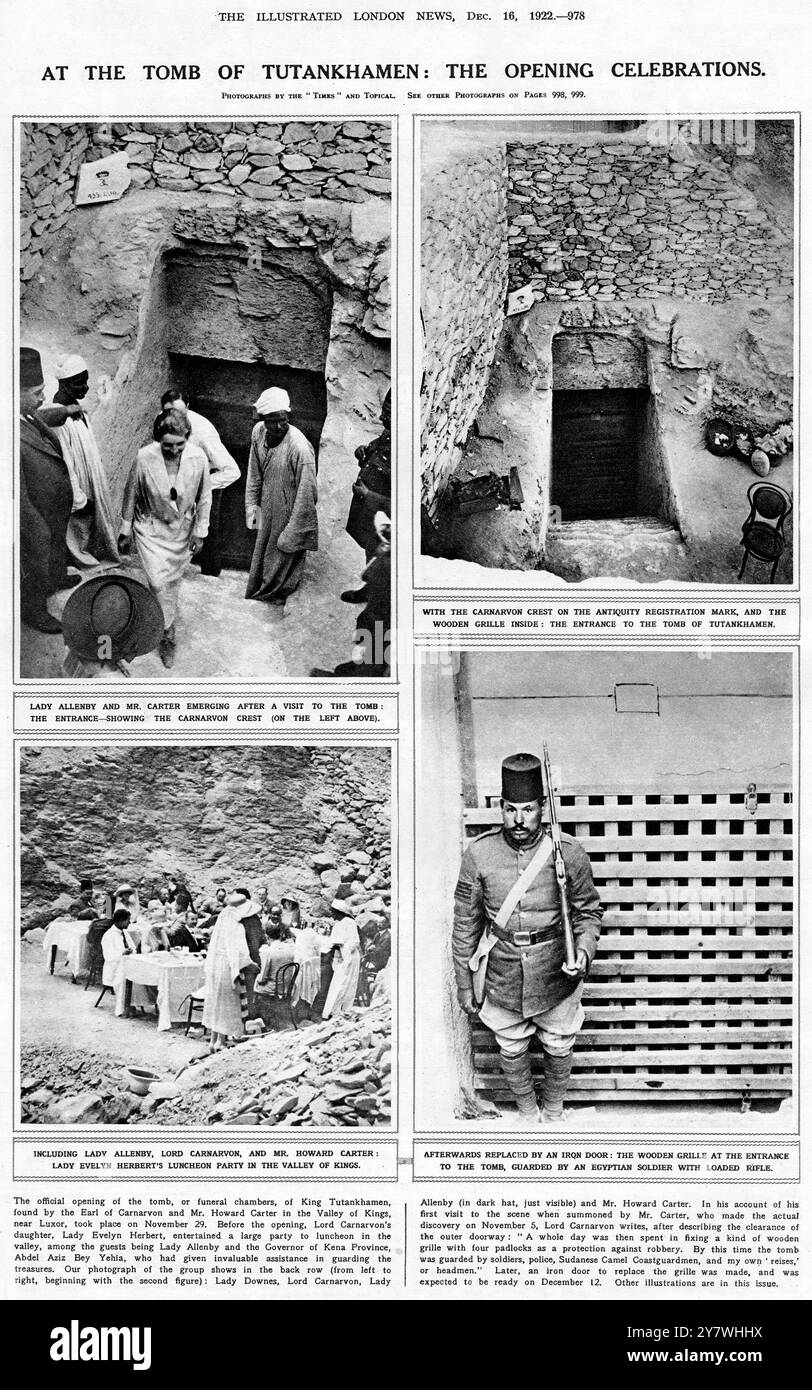 Tutankhamun Discovery 1922 From The Archives, 1922: Tutankhamun's Tomb