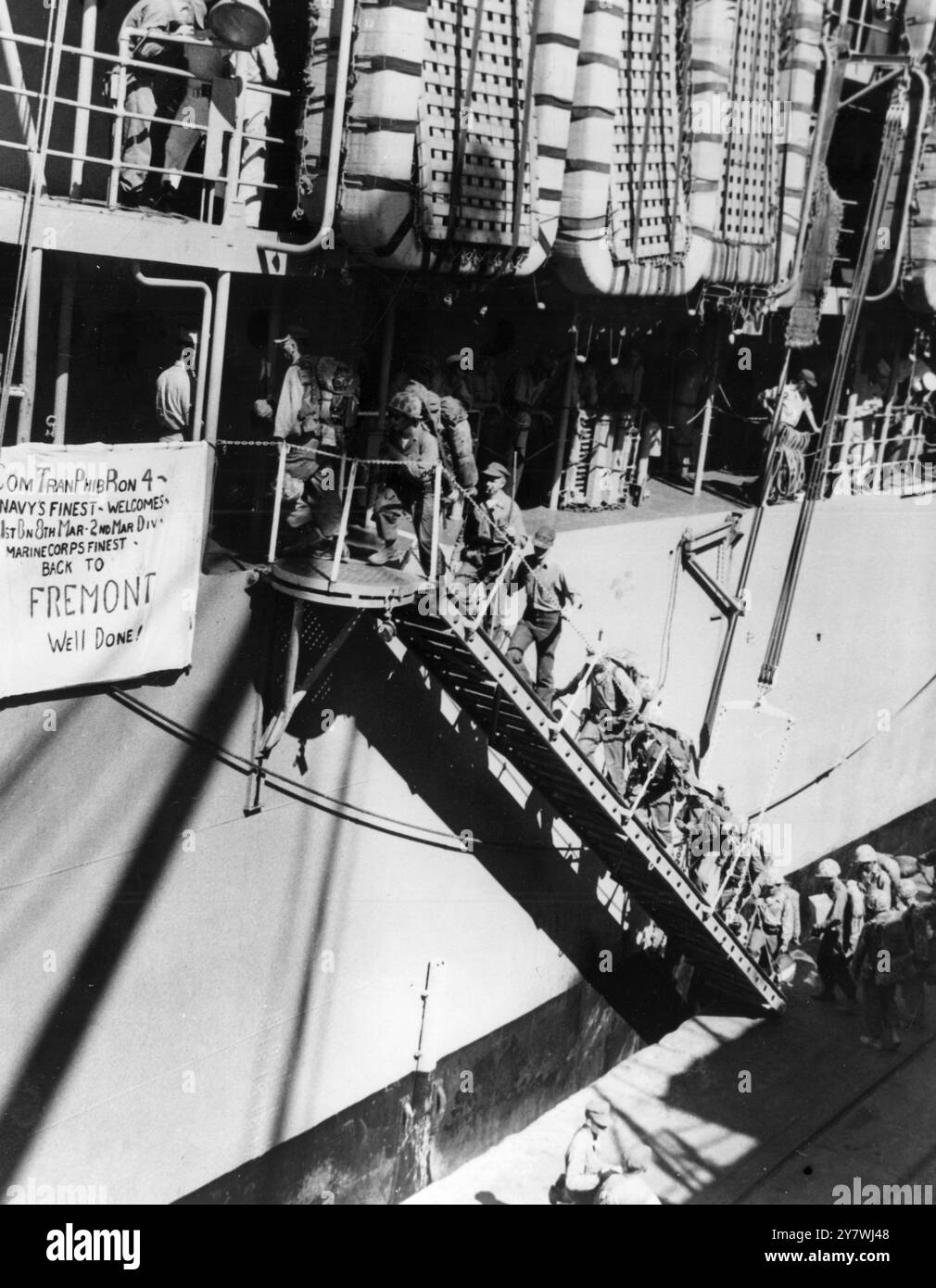 Marine 1st battalion 2nd Black and White Stock Photos & Images - Alamy