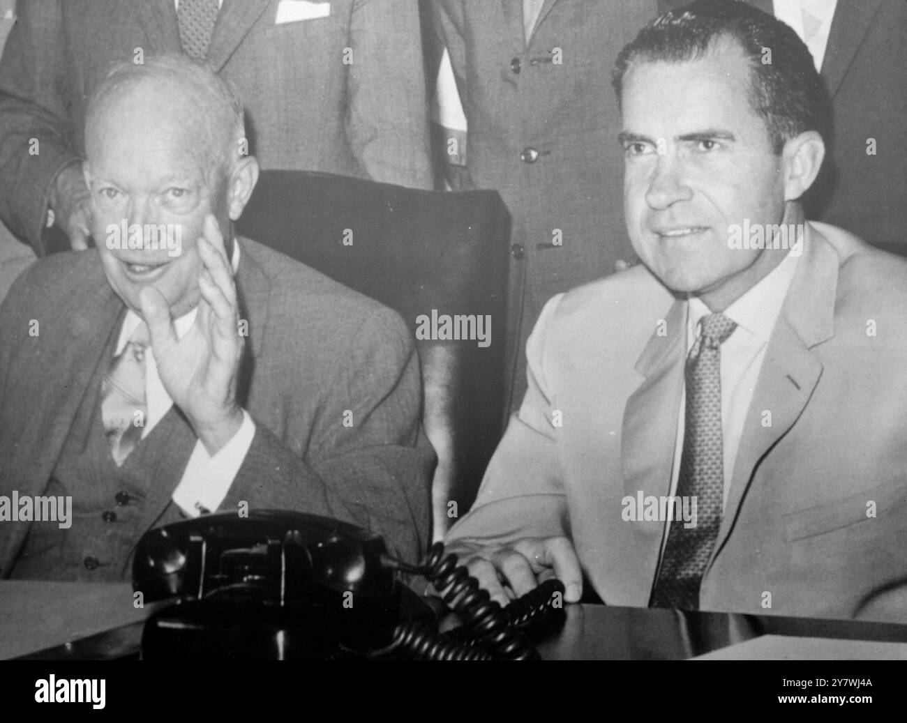 Washington , U . S .A .President Dwight D . Eisenhower and Vice ...