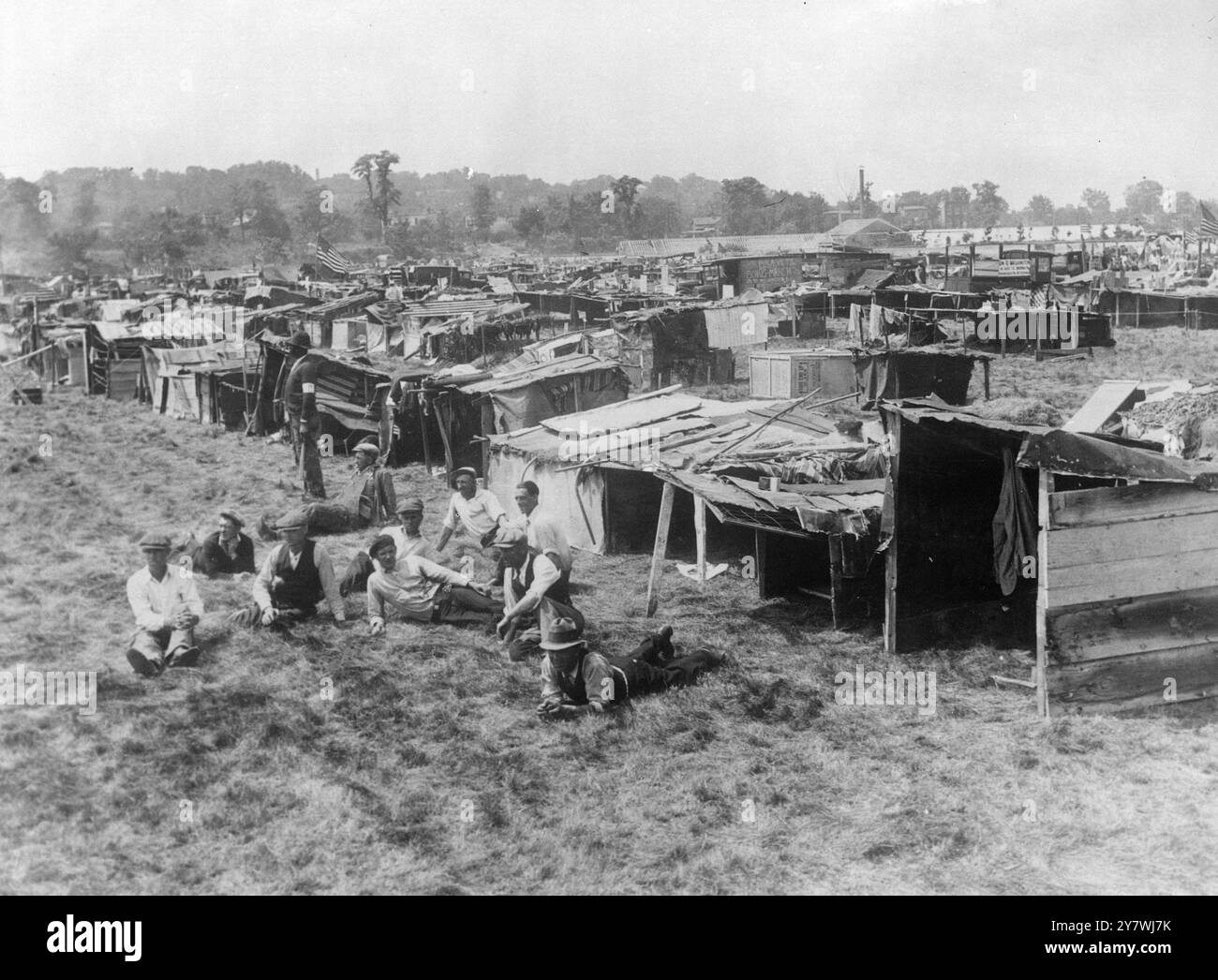 State troops routed several thousand " Bonus Army " Veterans , who have ...