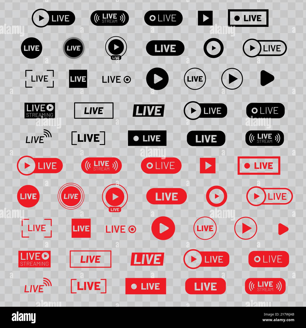 Online live broadcasting Stock Vector Images - Alamy