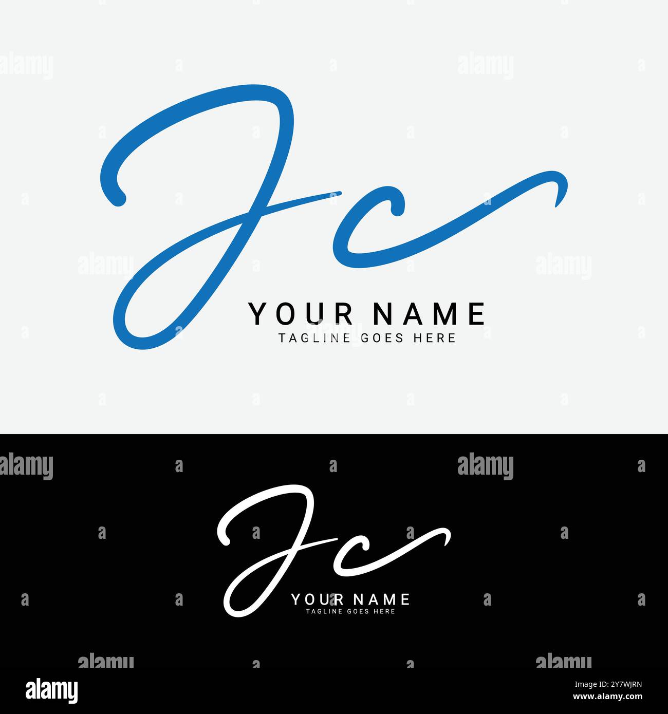 Letter j c logo hi-res stock photography and images - Alamy