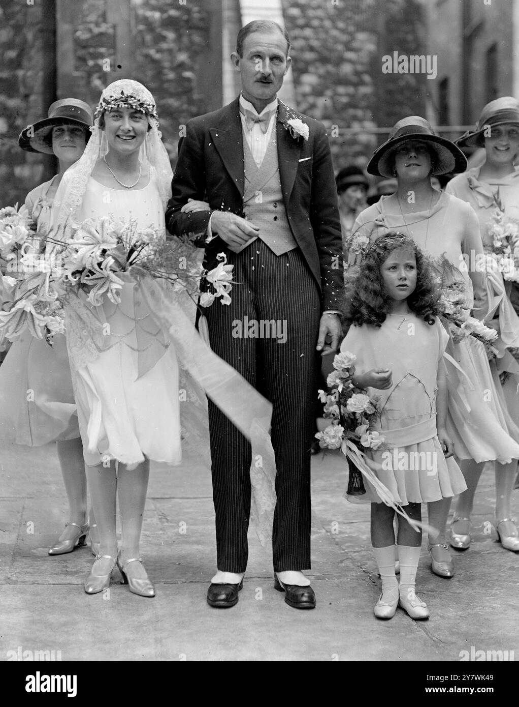 The wedding of Mr Philip Forwood and Miss Barbara Richards at St ...