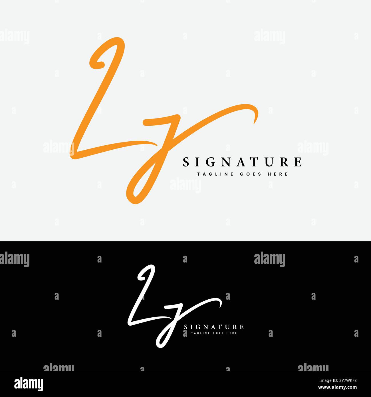 Letter lj logo hi-res stock photography and images - Alamy