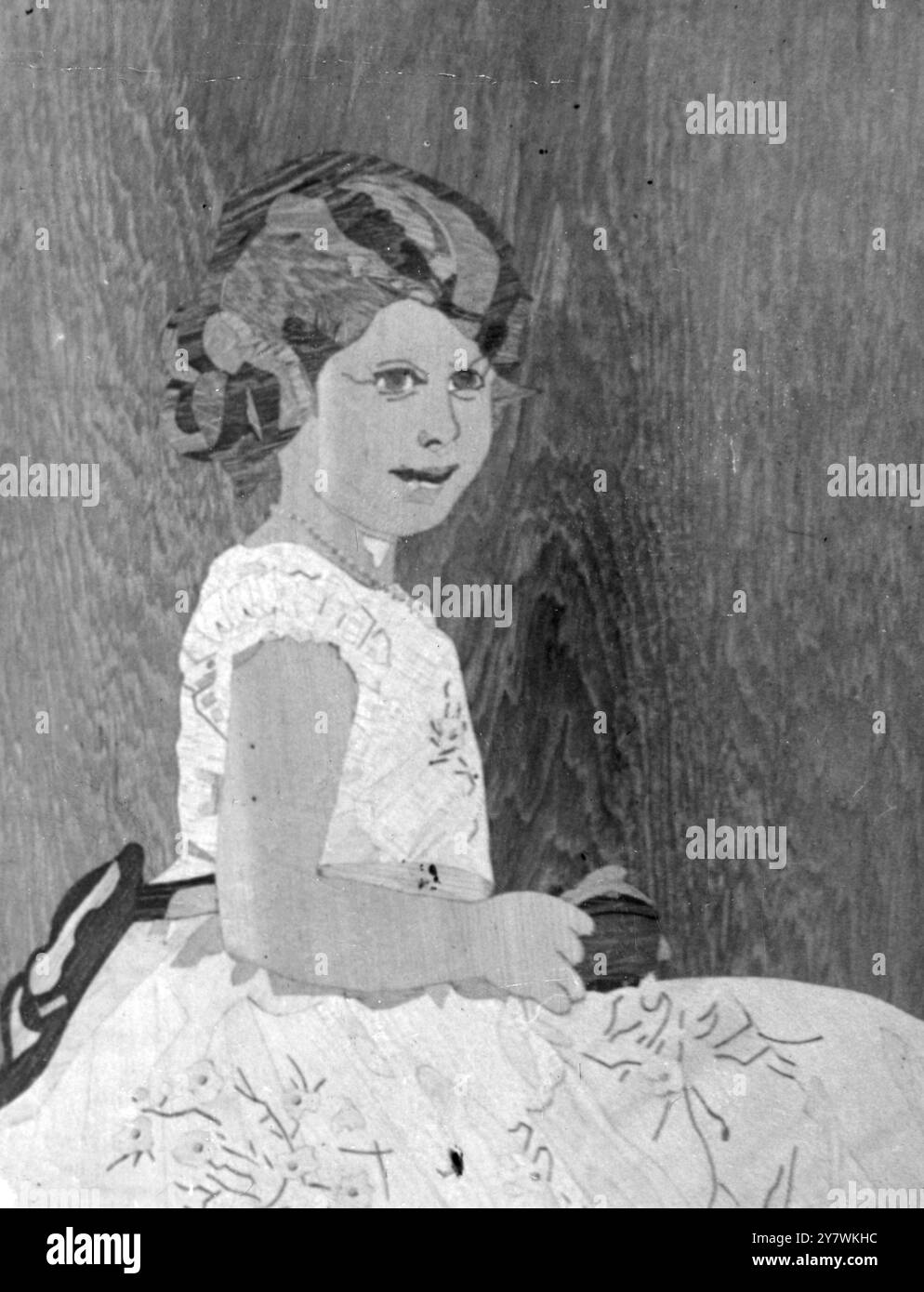 Portrait of young Princess Elizabeth. It's creator is Mr L.S . Durkin ...