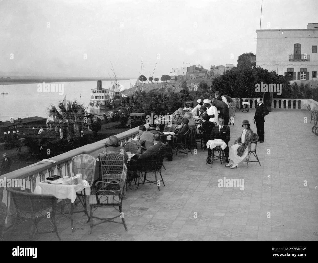 The Cairo Season : Tea on the beautiful terrace of the Winter Palace ...