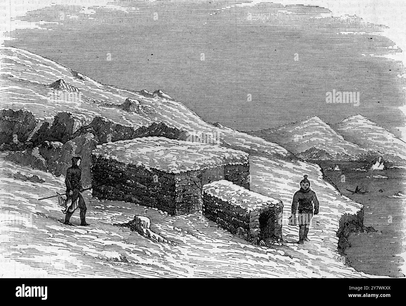 Mining and mineralogical exploring expeditions in Greenland . Exterior ...