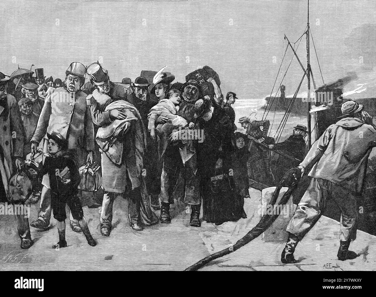 After a rough passage people arrive on Greenland . 13 October 1883 ...
