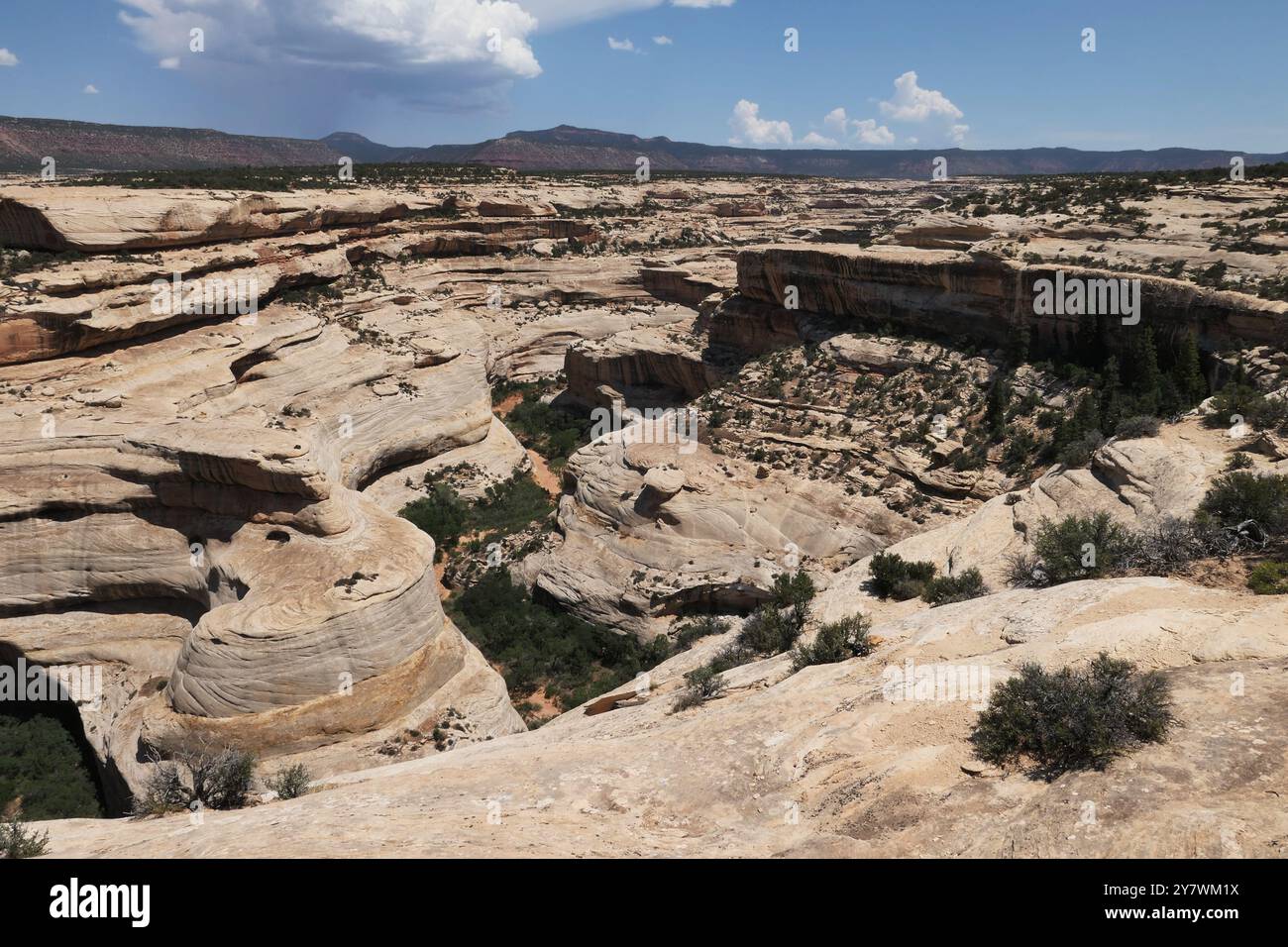 Horse Collar Overlook and Sipapu Bridge, Natural Bridges National ...