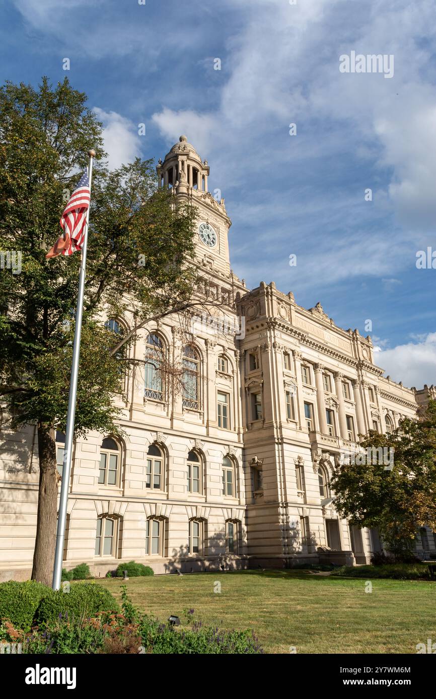 Polk County Courthouse in downtown Des Moines. Iowa, USA Stock Photo ...