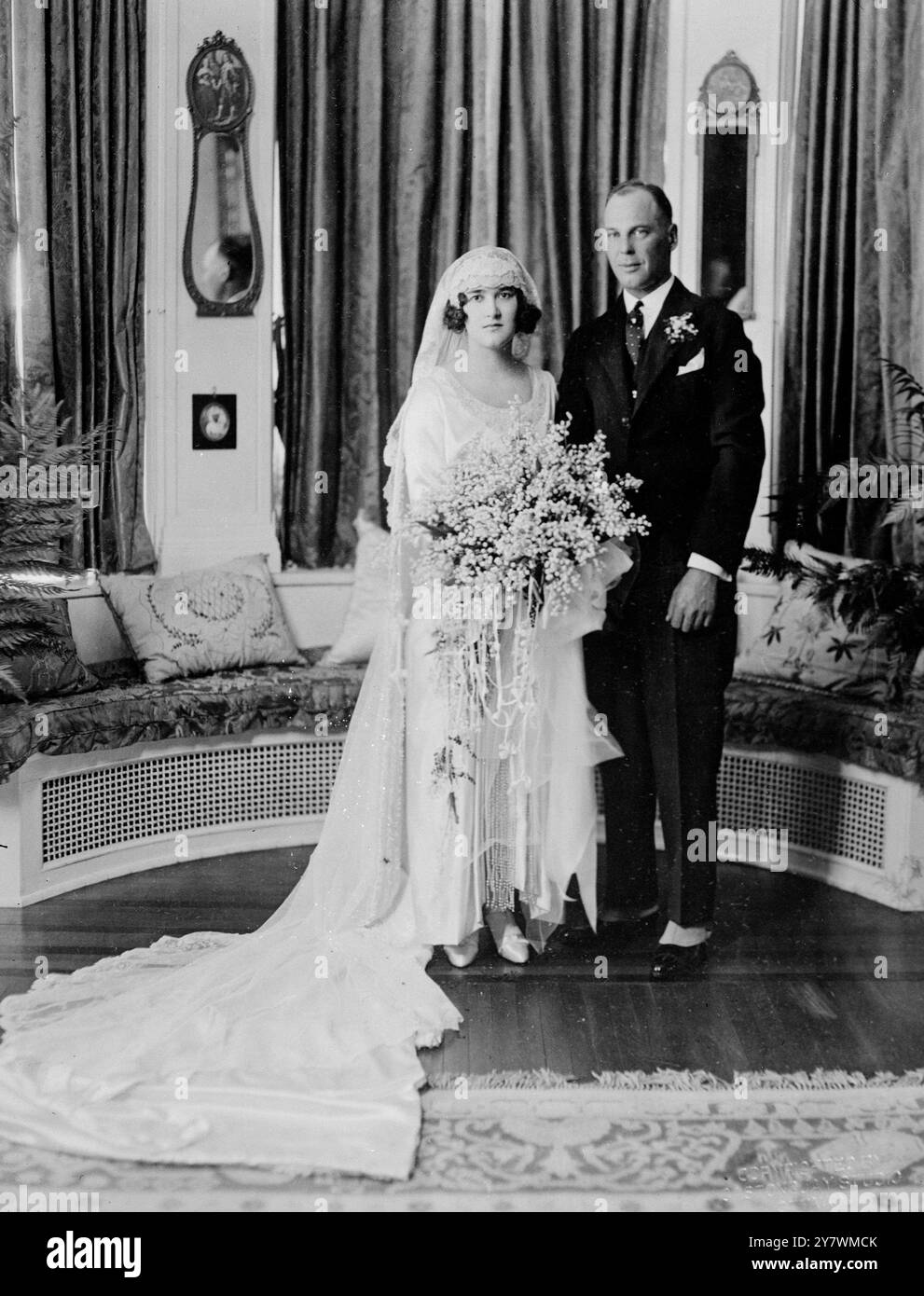 The wedding took place at Ottawa of Prince Erik of Denmark and Miss ...