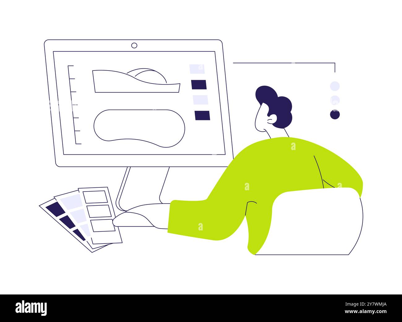 Shoe design abstract concept vector illustration Stock Vector Image ...