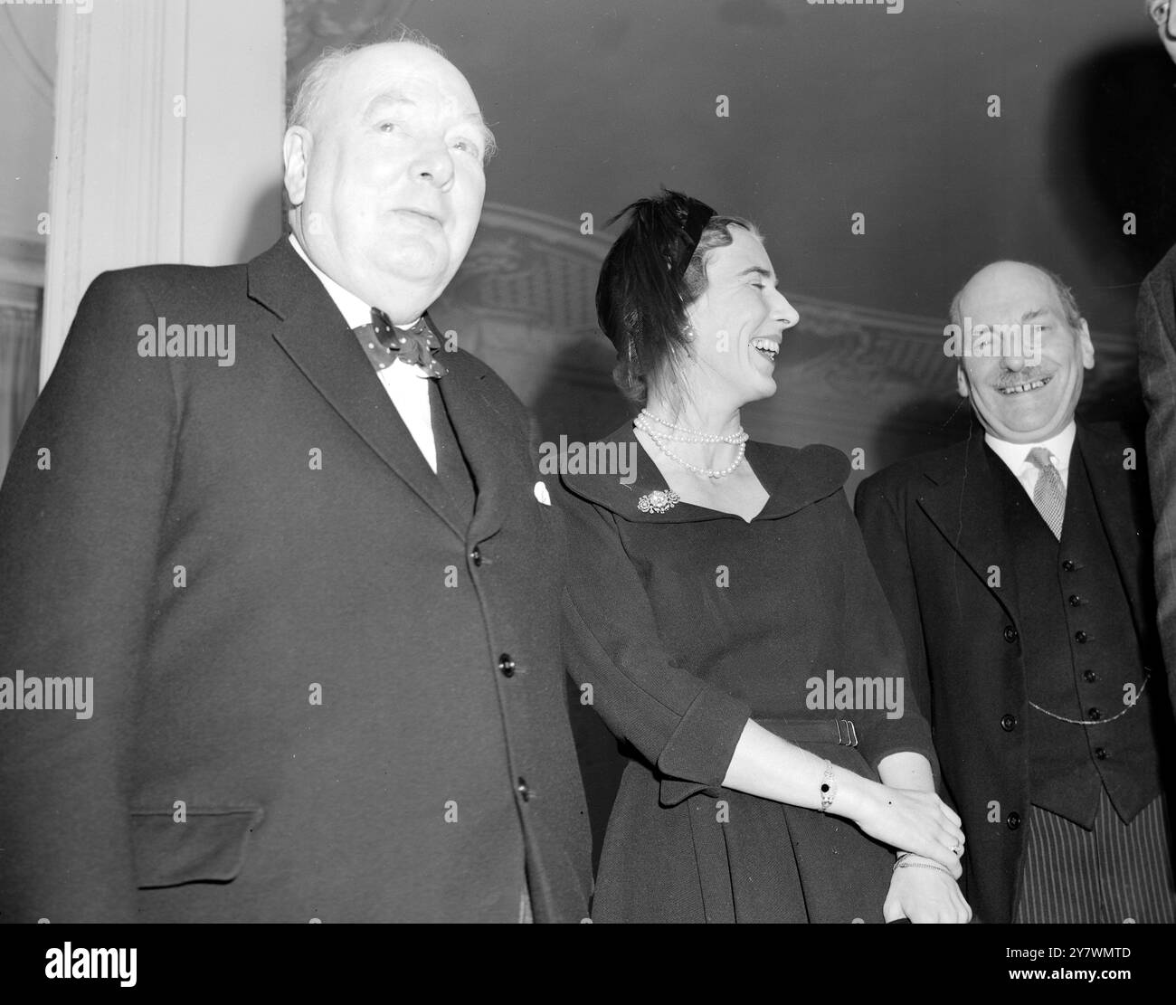 Birthday luncheon for Winston Churchill . At the Danish Embassy today ...