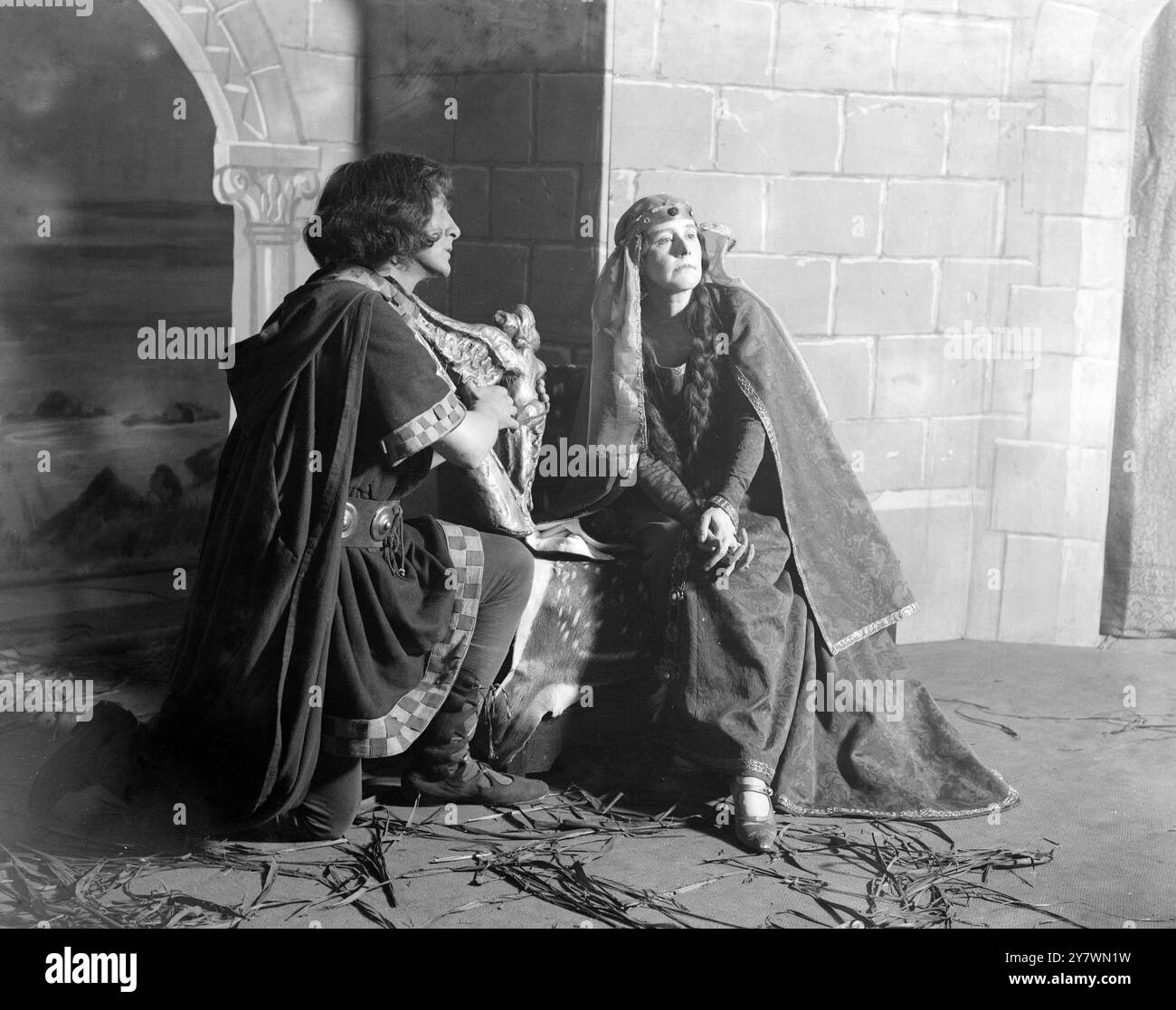The play , " The Famous Tragedy of the Queen of Cornwall " performed by ...