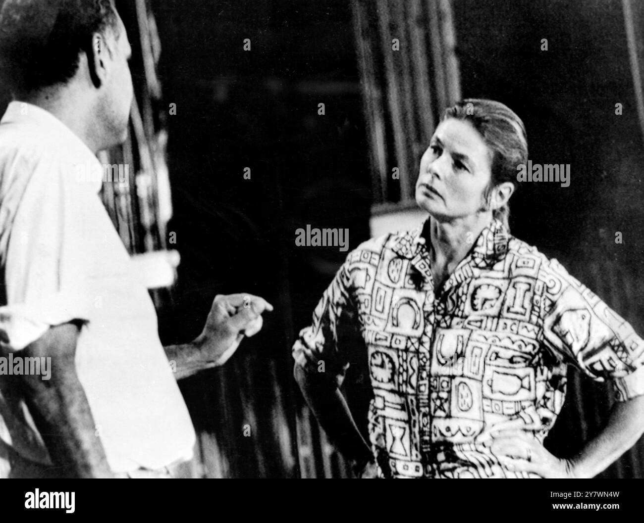 Director Jose Quintero (left) and Swedish born actress Ingrid Bergman ...