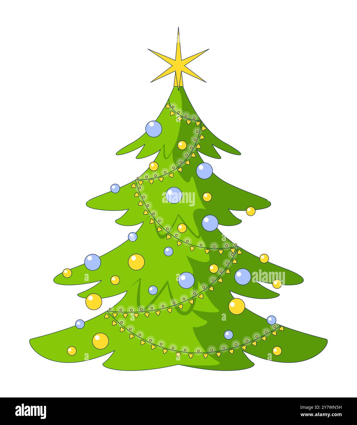 Editable christmas lights Stock Vector Images - Alamy