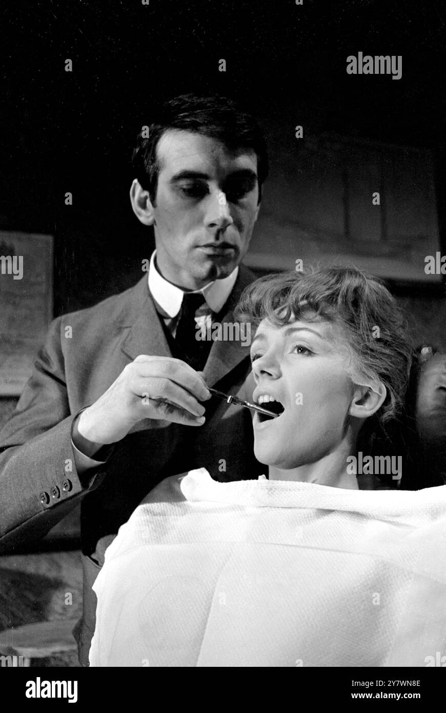 Pictured during a rehearsal of George Bernard Shaw's play You Never Can ...