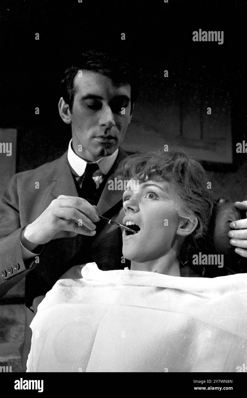 Pictured during a rehearsal of George Bernard Shaw's play You Never Can ...