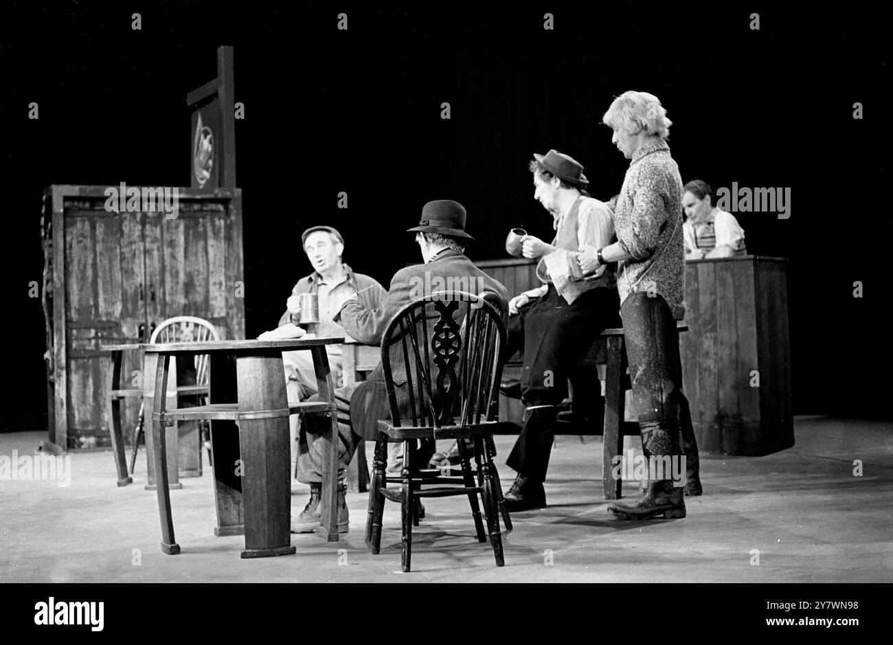 A scene from Bill Naughton's new comedy He Was Gone When They Got There ...