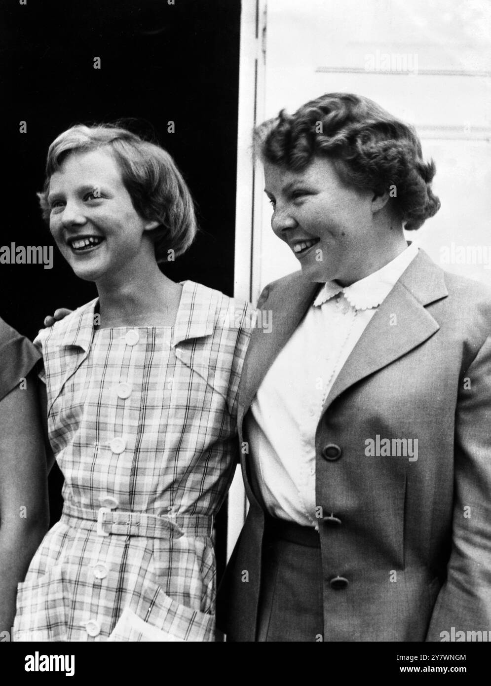 Graasten , Denmark - Princess Margrethe of Denmark (left) and Princess ...