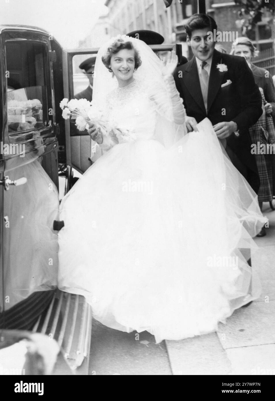 The wedding of Mr Clement Freud, grandson of Sigmund, and Miss Jill ...