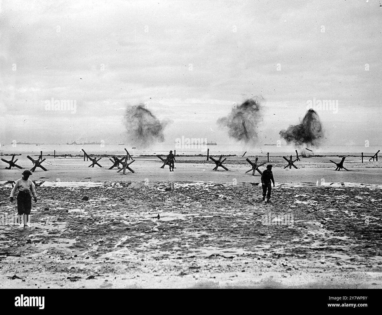 Among the first to land on the Normandy beaches were Royal Navy ...