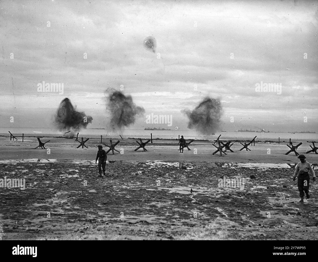 Among the first to land on the Normandy beaches were Royal Navy ...