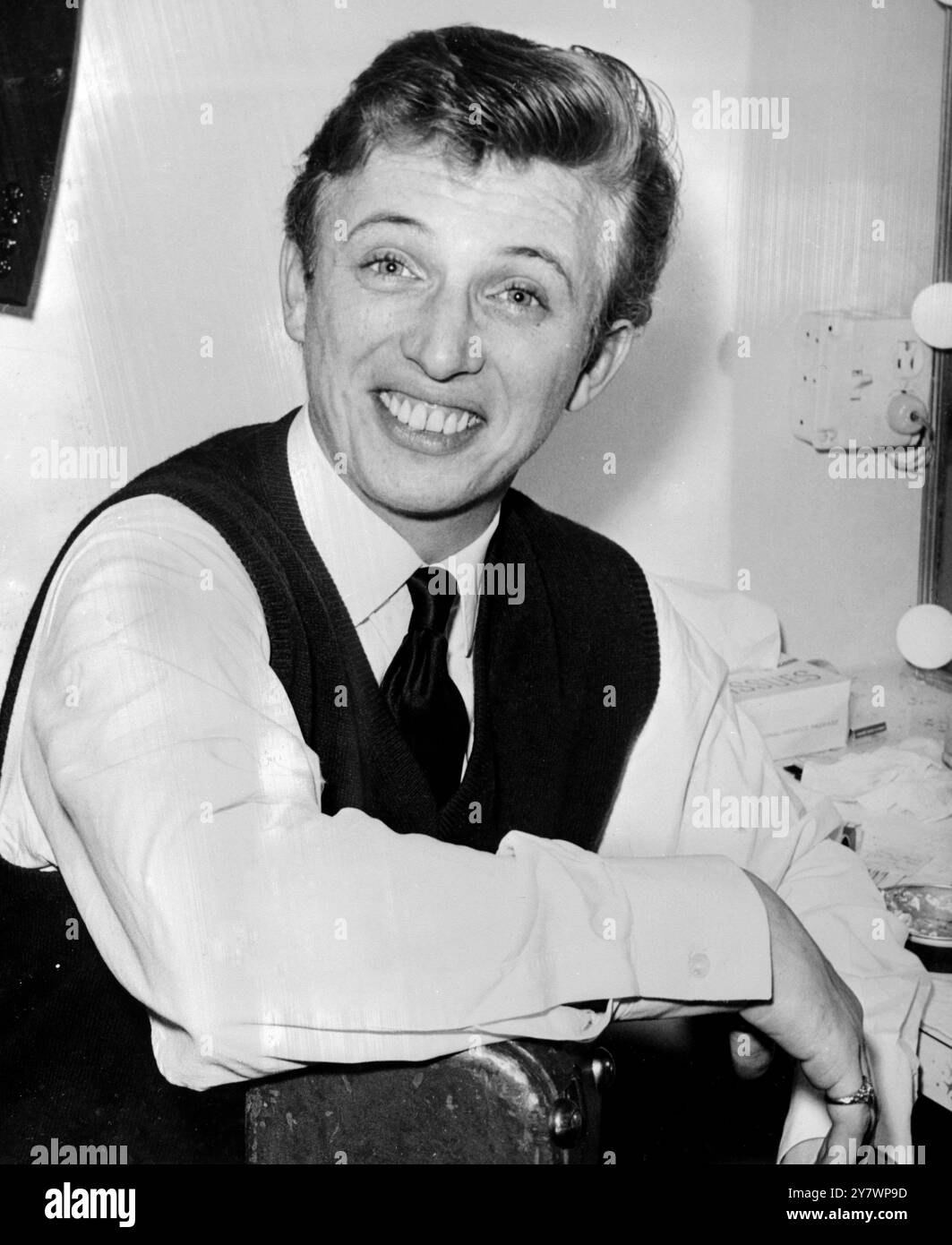 The Bermondsey , London born singer actor Tommy Steele is pictured in ...