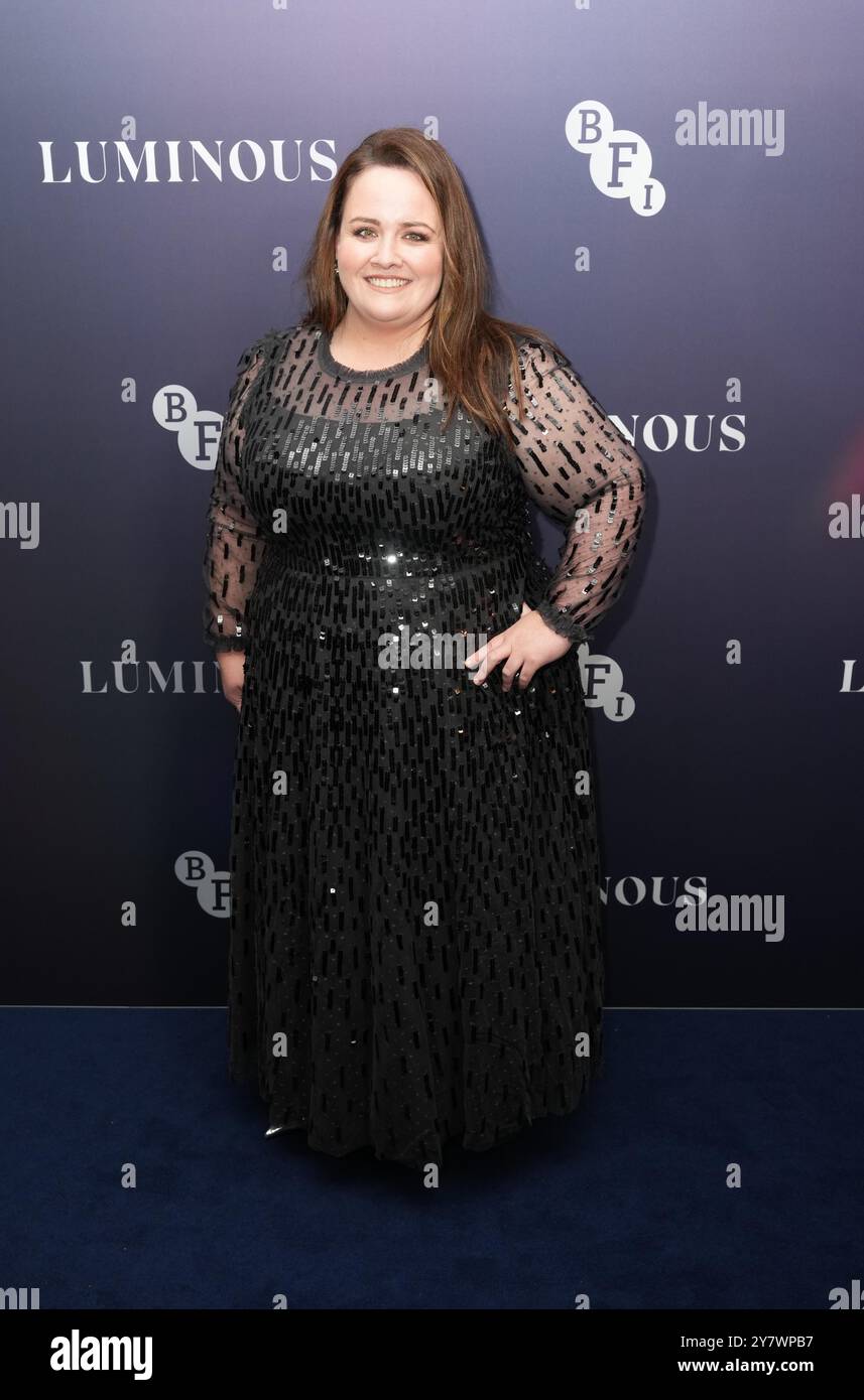 Jessica Gunning arriving at the BFI fundraising Luminous gala, at the ...