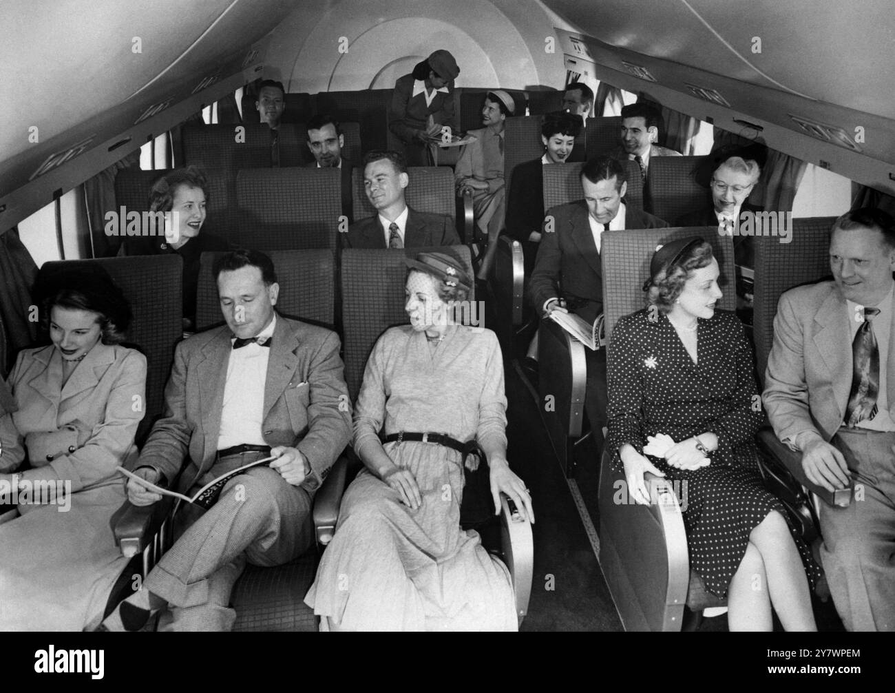 Tourist class transatlantic service between Britain and the United ...