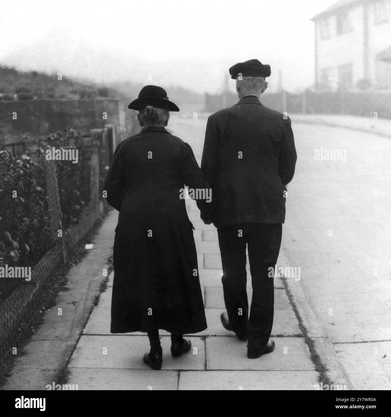Elderly couple, long standing marriage Stock Photo - Alamy