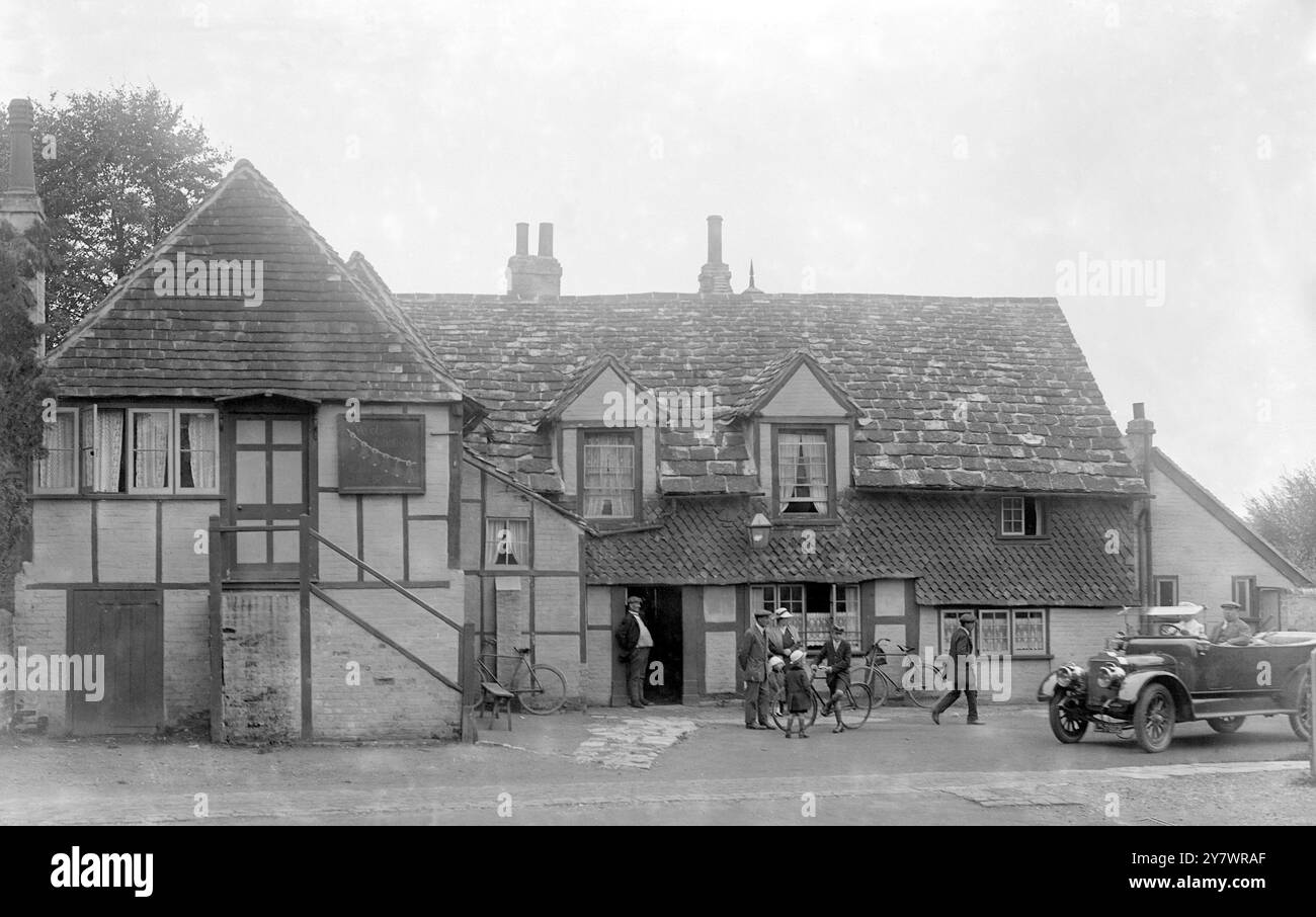 The Six Bells Public House at Horley , Surrey , England . One of the ...