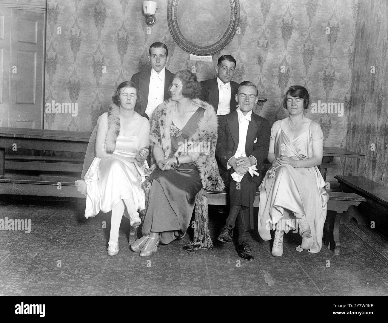 Christ Church Commemoration Ball at Oxford , England Left to right ; Mr ...