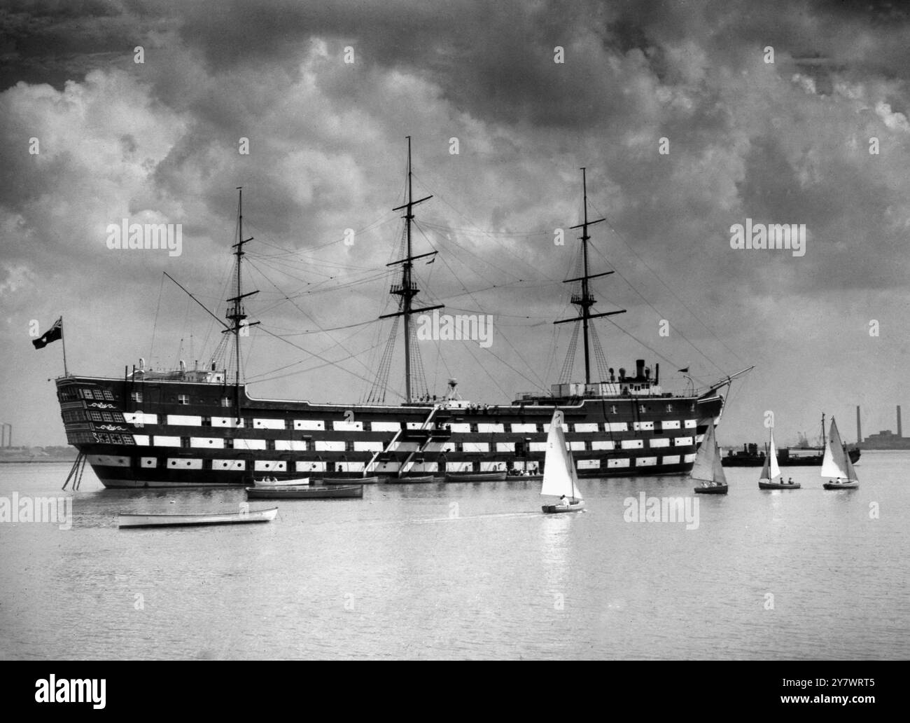 HMS Worcester Training Ship Stock Photo - Alamy