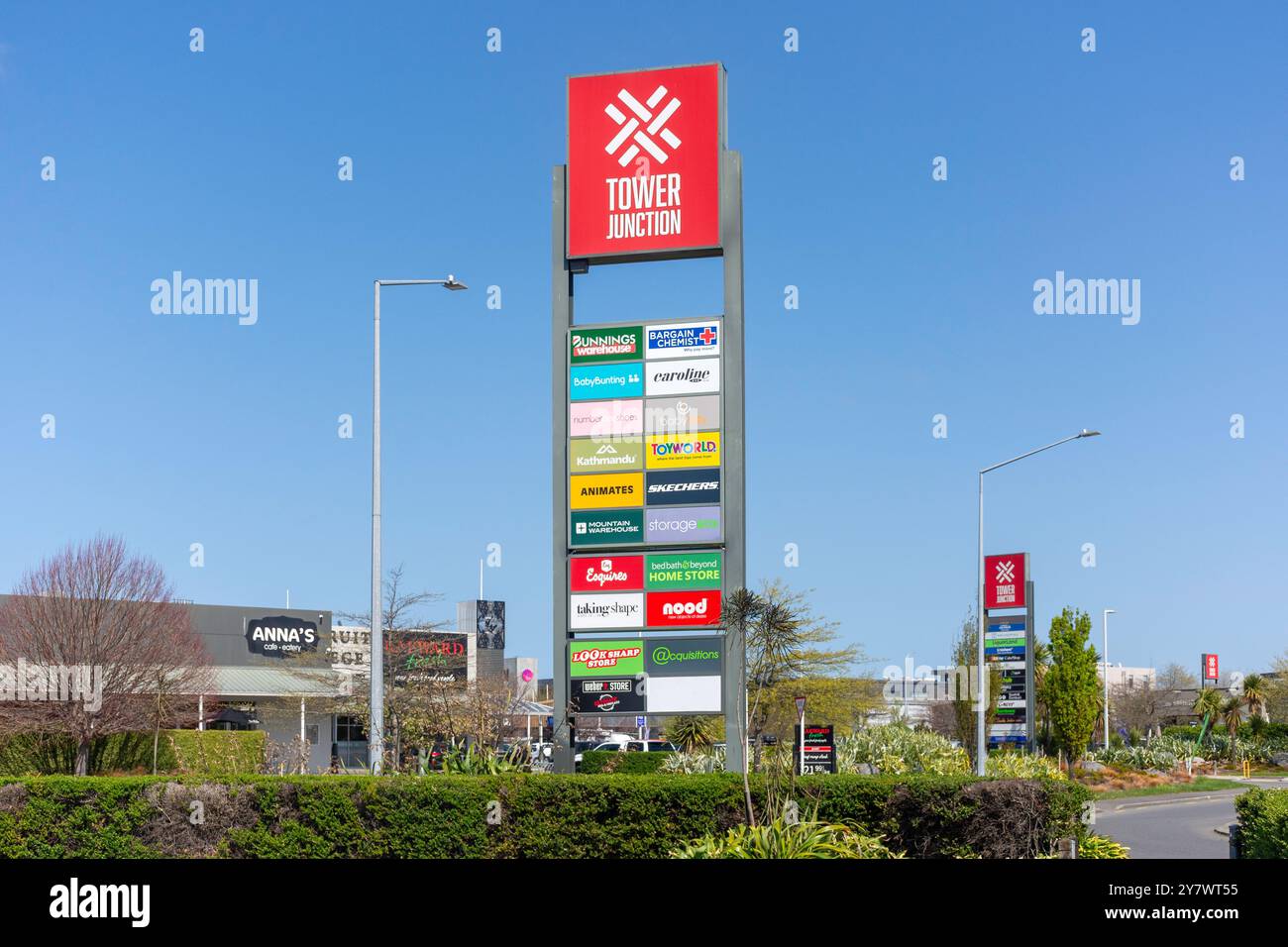 Tower Junction shopping centre, Addington, Christchurch (Ōtautahi), Canterbury, New Zealand ...