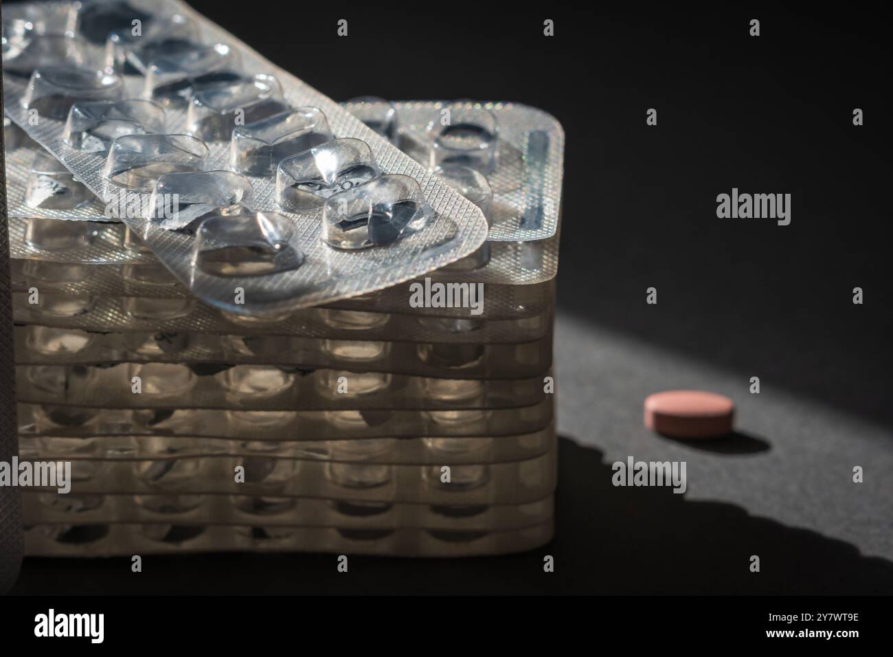 Medication pills blister packaging concept of pharmacy, medicine ...