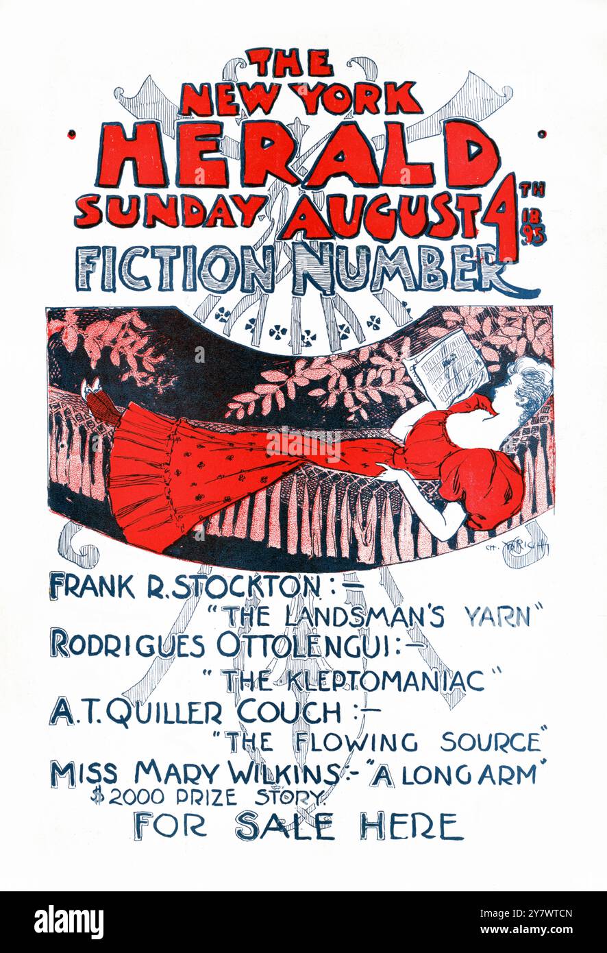 The New York Sunday Herald, August 4th 1895, fiction number - Woodbury ...