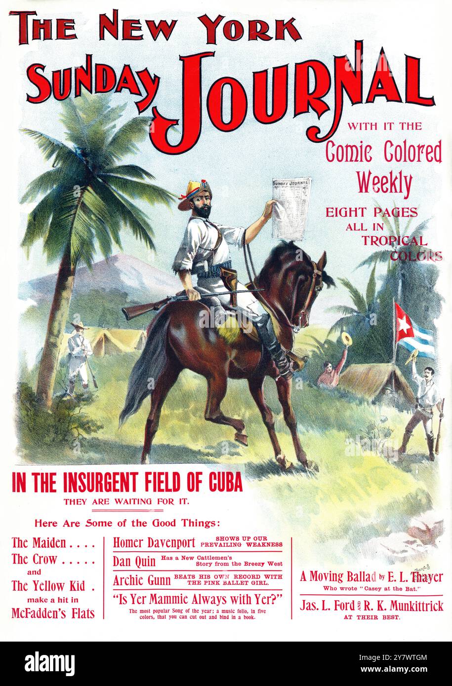 The New York Sunday journal with it the comic colored weekly, eight ...