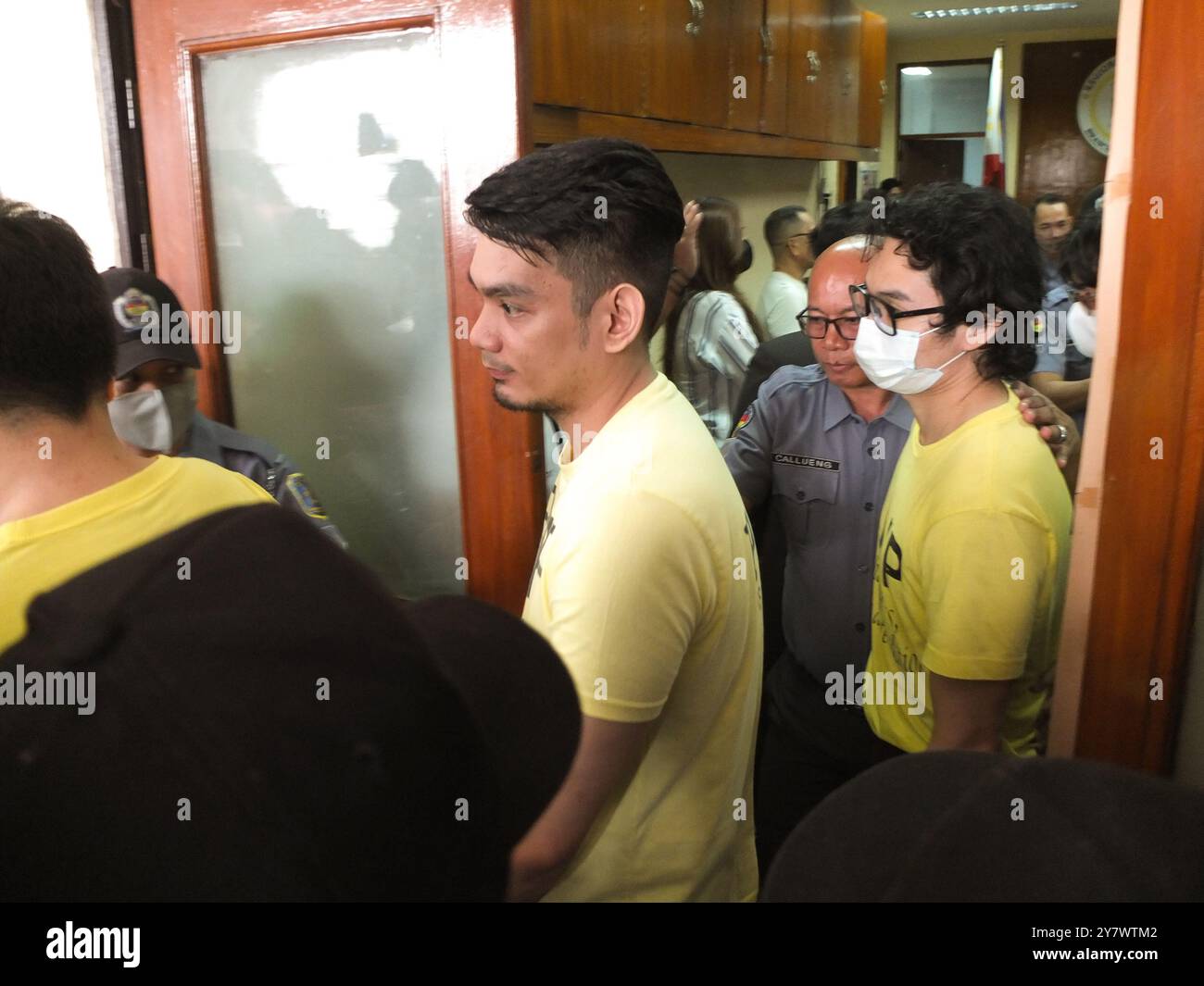 Manila, Philippines. 01st Oct, 2024. The convicted fraternity members ...