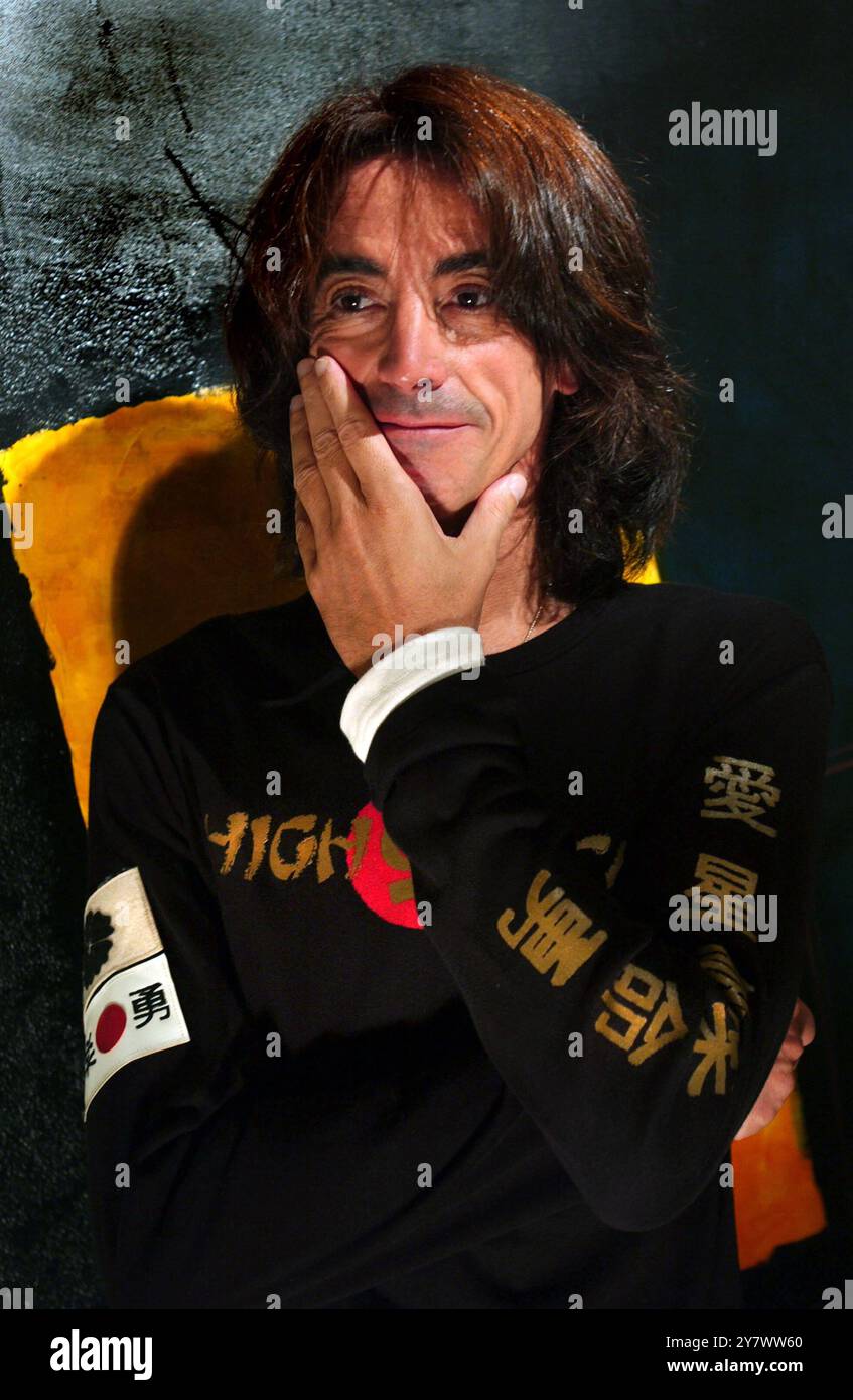 Milan Italy 03/10/2003: Alberto Fortis, Italian singer, during the ...