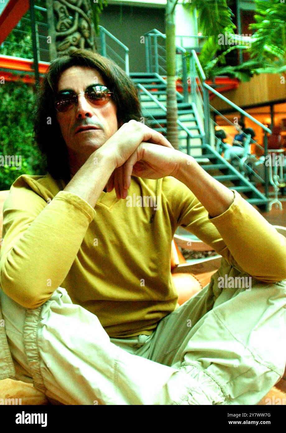 Milan Italy 03/10/2003: Alberto Fortis, Italian singer, during the ...