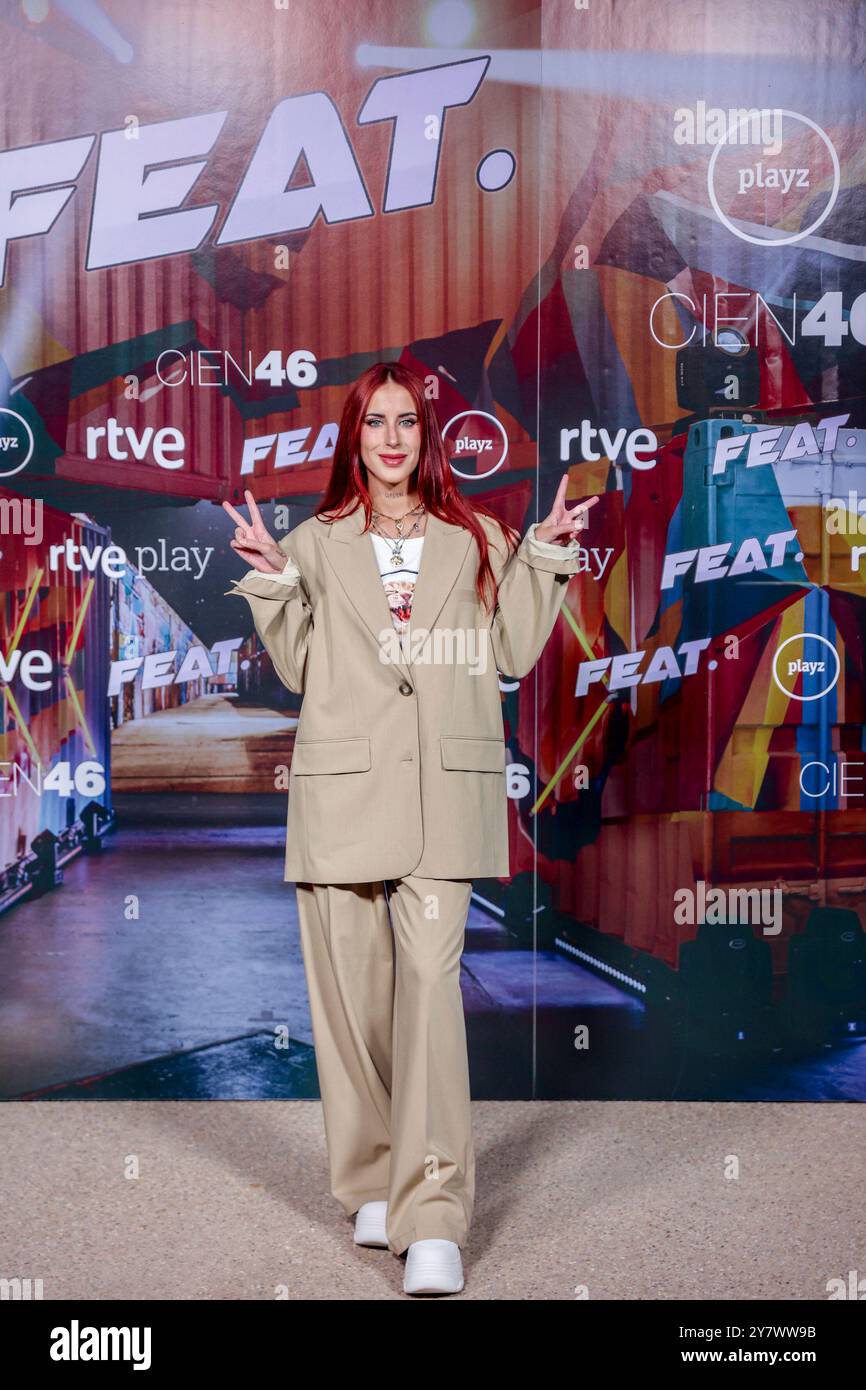 The singer Vicco during the presentation of 'Feat', the talent show of ...