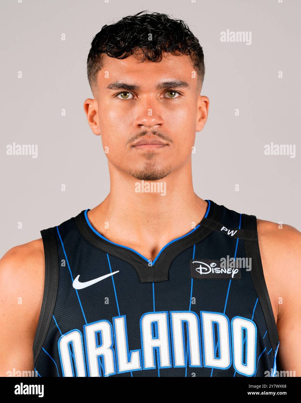 Orlando Magic forward Tristan da Silva poses for a photo during the NBA ...