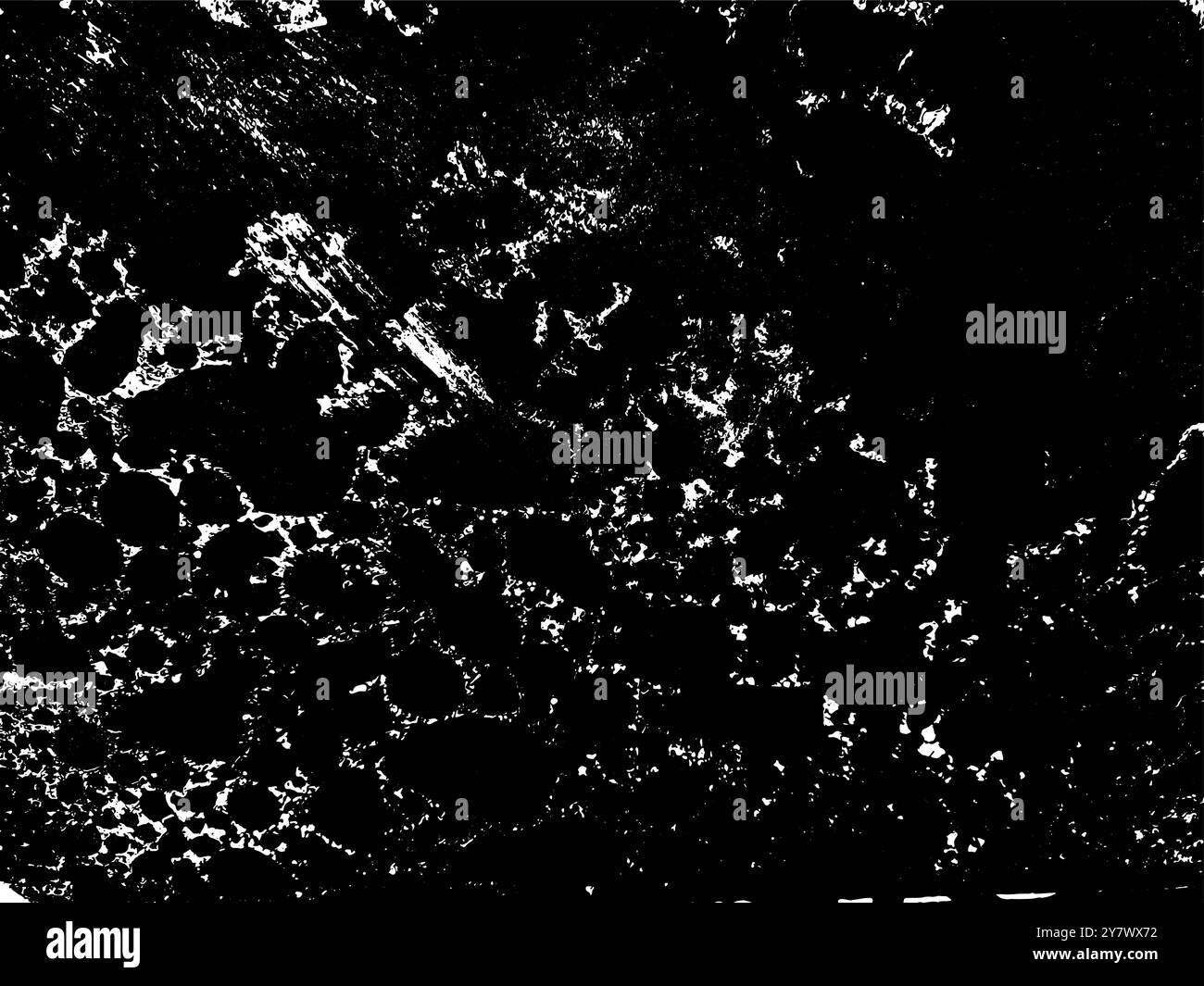 Rusty grunge texture. Aggressive damaged surface. Black white ...