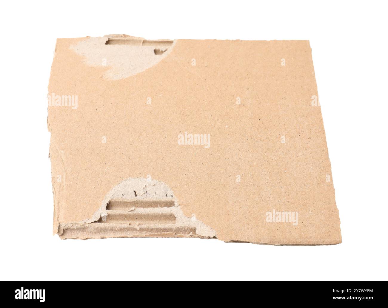 One carton paper sheet isolated on white Stock Photo - Alamy