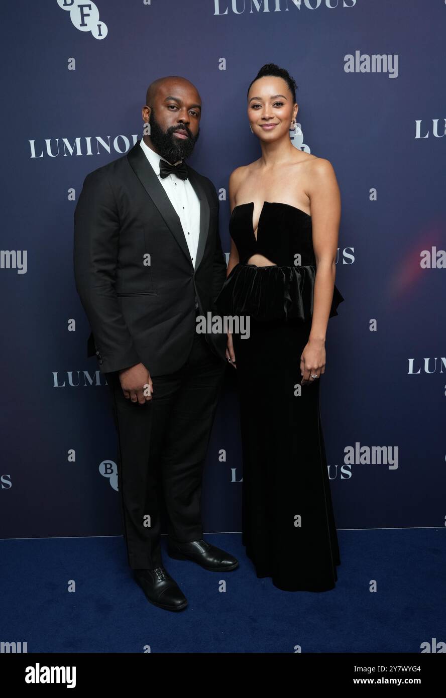 Emma Naomi arriving at the BFI fundraising Luminous gala, at the ...