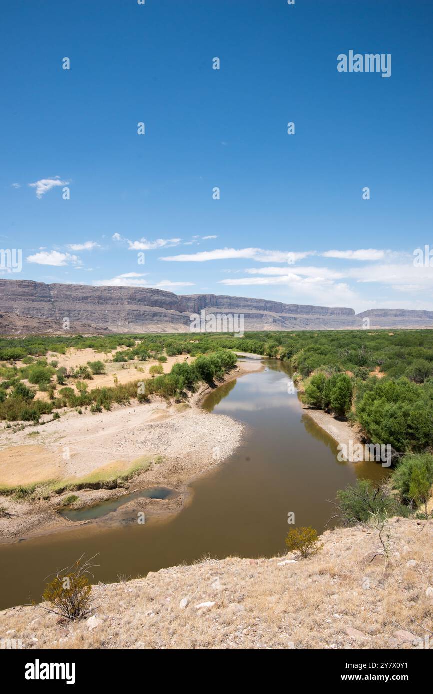 Rio Grande River in Big Bend National Park, Texas Stock Photo - Alamy